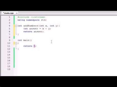 Buckys C Programming Tutorials Functions That Use Multiple Parameters YouTube