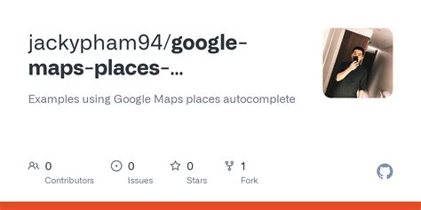 GitHub Jackypham Google Maps Places Autocomplete Examples Using Google Maps Places Autocomplete