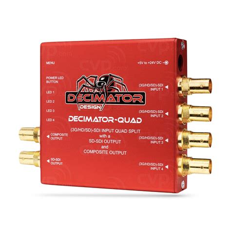 Decimator Design Quad Splitter Sdi Composite At Progressive