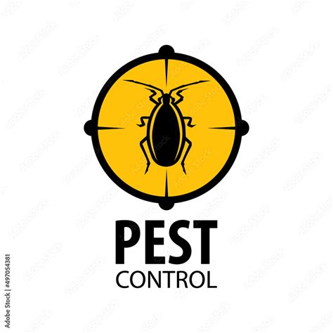 Vector Set Of Logos For Pest Control Company Stock Vector Adobe Stock