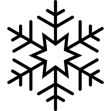 Free Icon Six Pointed Star Snowflake
