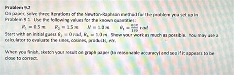 Solved Problem 92 On Paper Solve Three Iterations Of The