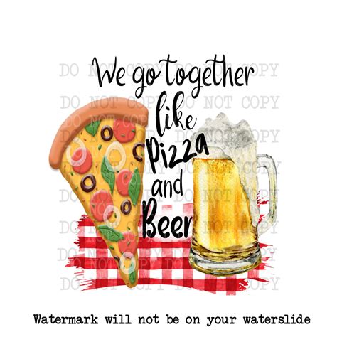 Pizza And Beer Party Clipart