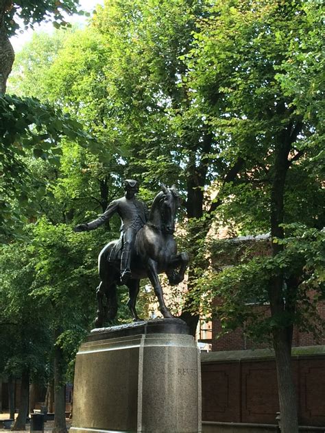 Adris Travels — Boston Massachusetts Statue Of Paul Revere