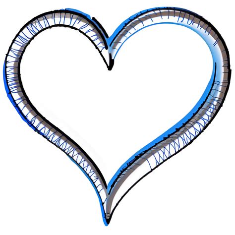 Download Scribbled Heart Image Png 4