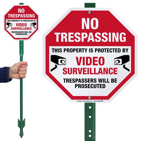No Trespassing Violators Will Be Prosecuted Signs