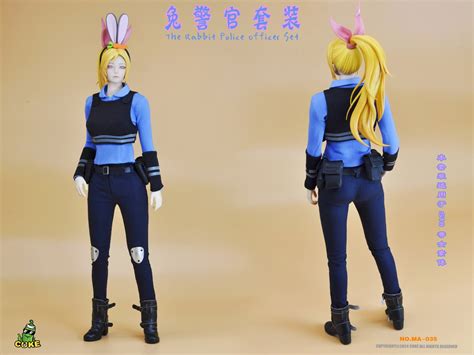 Cuke Toys Original The Rabbit Police Officer Set Ma Licensed Orzgk