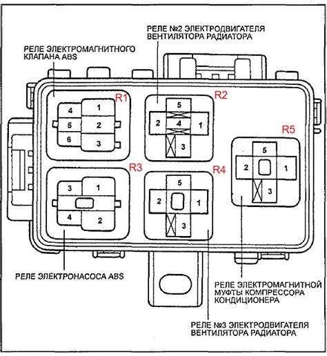 Fuse Box Diagram Toyota Celica T200 Carina Ed Exiv And Relay With