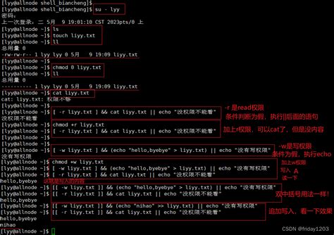 【shell 编程学习笔记】四、shell条件判断 shell 条件测试 csdn博客