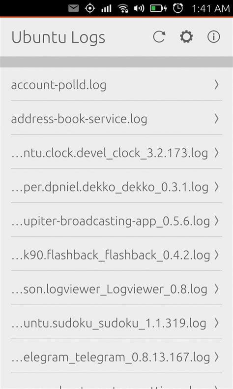 application development ubuntu sdk how can i see error logs for my
