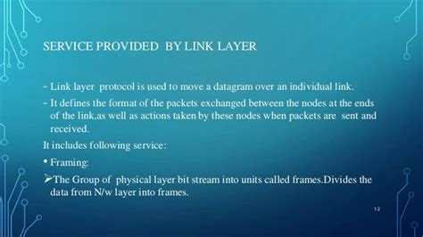 Presentation Of Computer Network On Data Link Layer