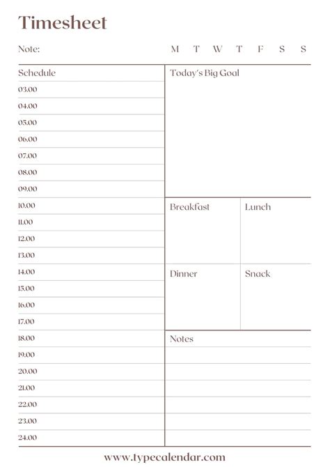 free printable timesheet template [simplify your time tracking]