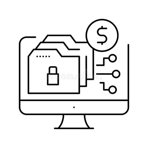 Ransomware Line Icon Stock Illustrations 1626 Ransomware Line Icon Stock Illustrations