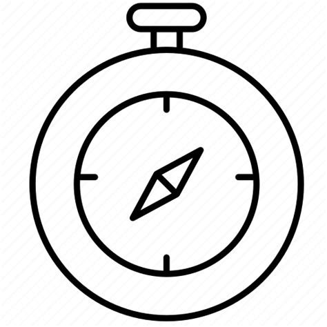 Compass Navigation Direction Location Gps Map Tool Icon