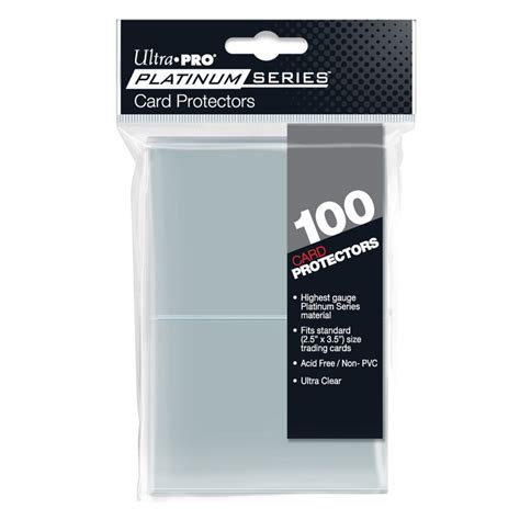 Ultra Pro Platinum Series Standard Card Sleeves 100 Count