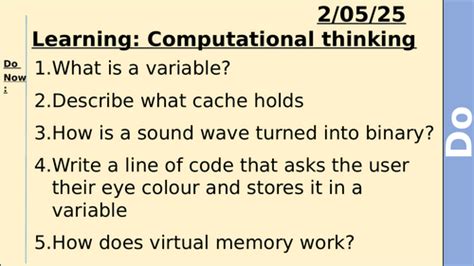 subroutines programming procedures lesson gcse computer science