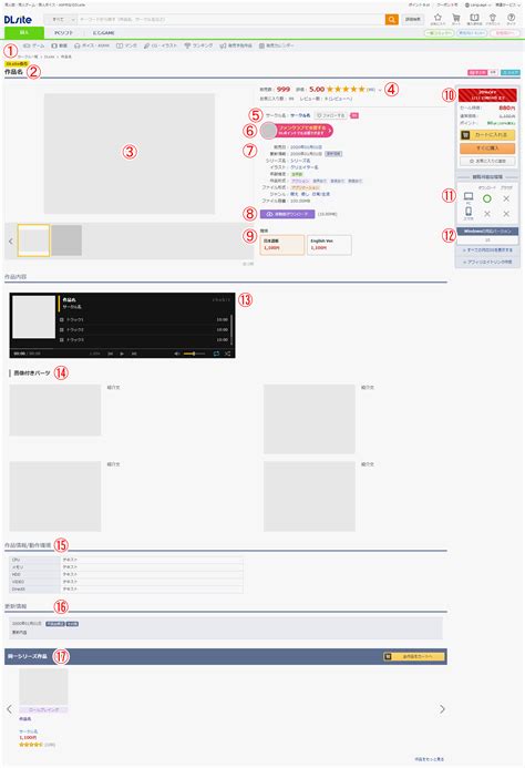 작품 페이지의 정보를 변경내용 변경하고 싶다 Dlsiteサークルヘルプ