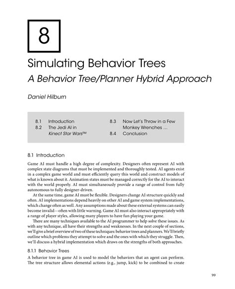 Simulating Behavior Trees A Behavior Treeplanner Hybrid Approach Docslib Simulating Behavior Trees A Behavior Treeplanner Hybrid Approach Docslib