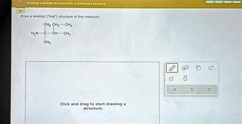 Solved Drawing A Skeletal Structure From A Condensed Structure Draw A