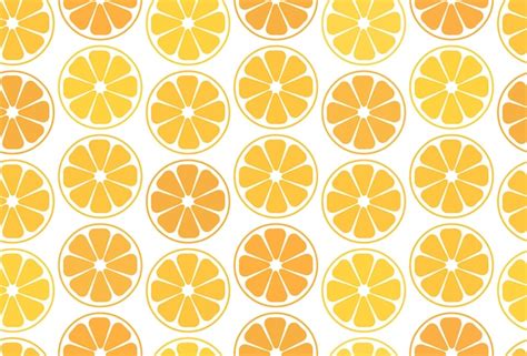 Premium Vector Simple Seamless Pattern Citrus