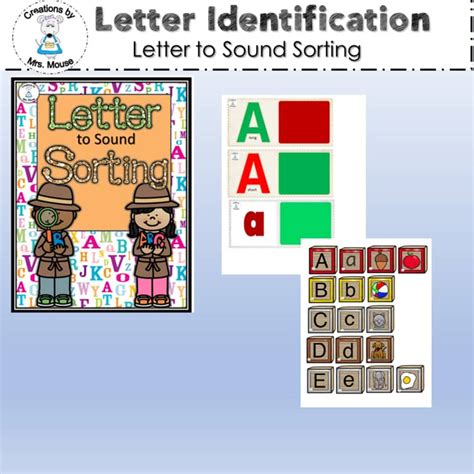 Alphabet Letters Letter Sorting By Creations By Mrs Mouse Tpt