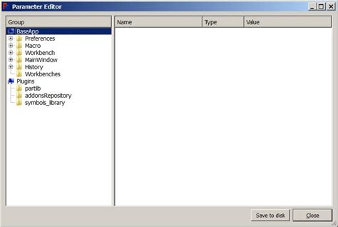 Fileparameter Editor Freecad Documentation