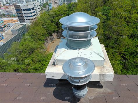 고정식 흡출기 아파트 설치 고정식 환풍기 시공사례