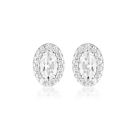 Georgini Aurora Sterling Silver Glow Earrings Shiels Jewellers