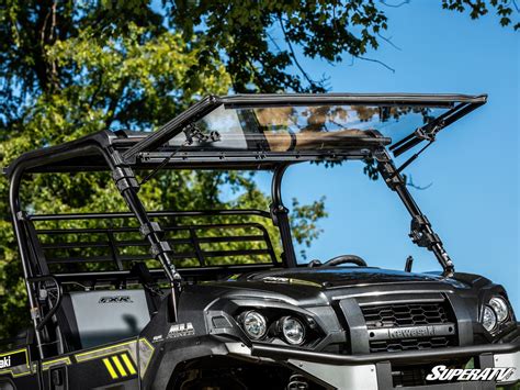 Kawasaki Mule Pro Scratch Resistant Flip Windshield By Superatv Fws K