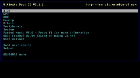 Ultimate Boot CD Live Bootable CD With Network Support Containing Tools For File And System