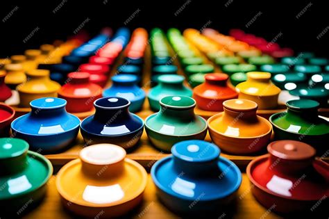 Premium Ai Image A Colorful Keyboard With A Colorful Keyboard In The