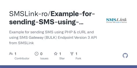 Github Smslink Ro Example For Sending Sms Using Php With Bulk Endpoint Ver Example For