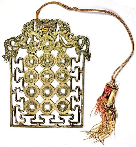 Korea Brass Chatelaine 188 0g Mid To Late 19th Century Ef