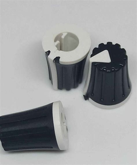 Pcs Knop Potensio Warna Putih Hitam Lazada Indonesia