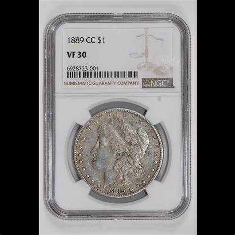 1889 Cc Morgan Silver Dollar Ngc Vf 30 Coin Superstore Llc