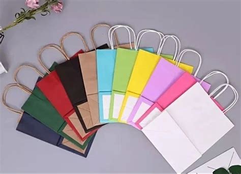 Colors Cpp Kraft Paper Bag For Shopping At ₹ 7piece In Surat Id