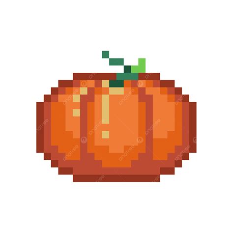 Pixel Art Pumpkin Vector Pumpkin Pixel Art Halloween Png And Vector