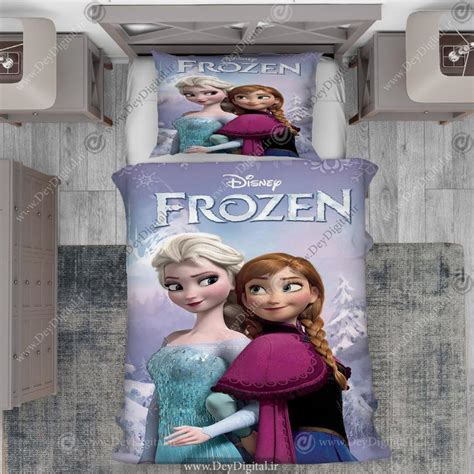 قیمت و خرید روتختی دخترانه السا و آنا پرنسس های فروزن Pk 2764 چاپ دی