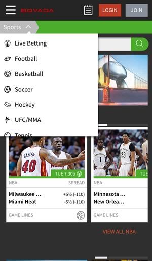 Bovada Usa Android Sportsbook Android Sports Betting
