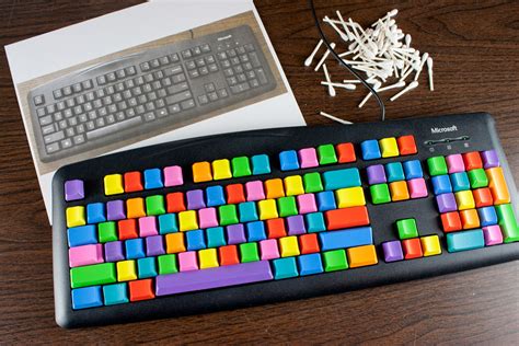 Colorful Keyboard How To Boing Boing