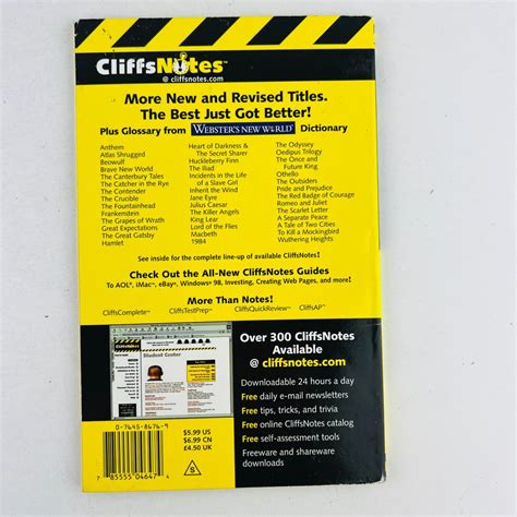 Cliffsnotes On John Steinbecks Of Mice And Men Literature Guides