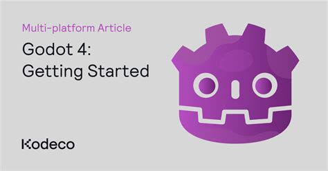 Godot 4 Getting Began Kodeco Handlait