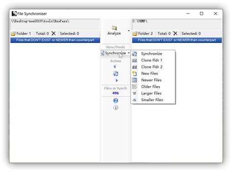File Synchronizer 简单的在两个硬盘间同步文件 Windows 小众软件