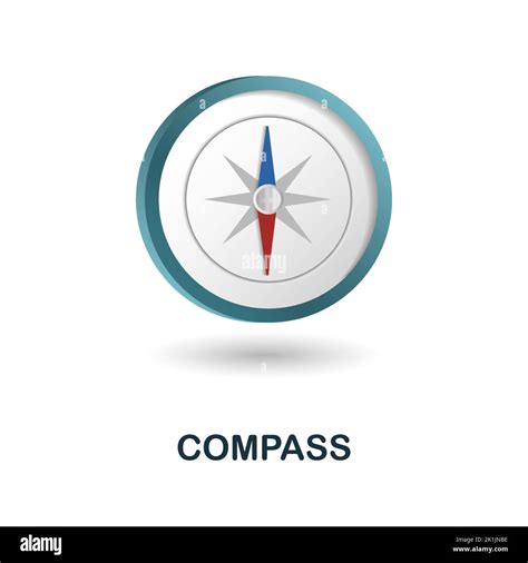Compass Icon 3d Illustration From Measuring Collection Creative Compass 3d Icon For Web Design