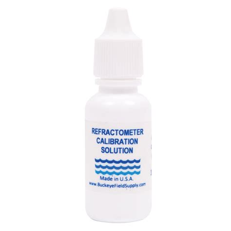 Refractometer Calibration Fluid 15ml Science Lab Refractometers