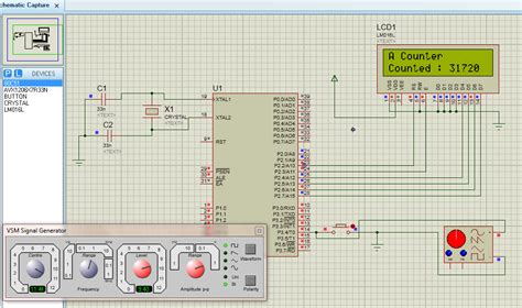 Bit Event Counter Displaying On LCD Embedded System Desgin