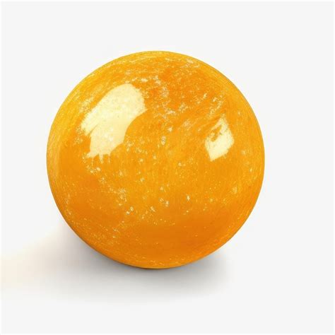 Premium Ai Image Yellow Candy White Background