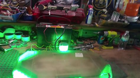 Code 3 2100 Led X Green Mini Lightbar Youtube