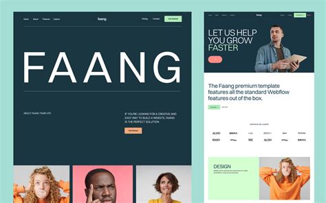 Faang Agency Html5 Responsive Website Template