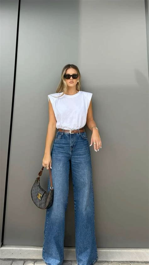 Outfit Elegante Con Jeans Mujer